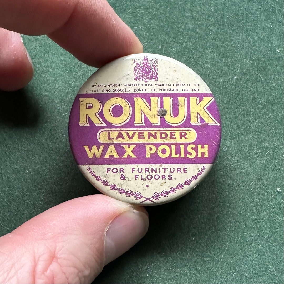 Vintage Ronuk Sample Lavender Wax Polish Tin - Etsy