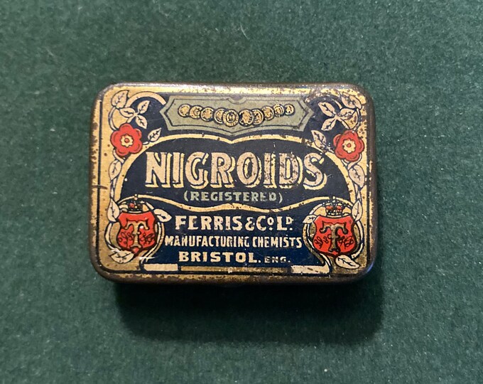 Vintage Nigroids Ferris & Co. Lozenges Tin C1900's - Etsy