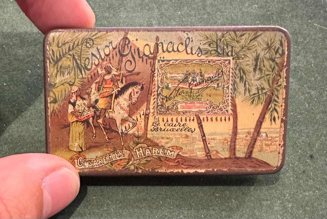 Rare Tiny 5 Nestor Gianaclis Harem Cigarette Tin - Etsy
