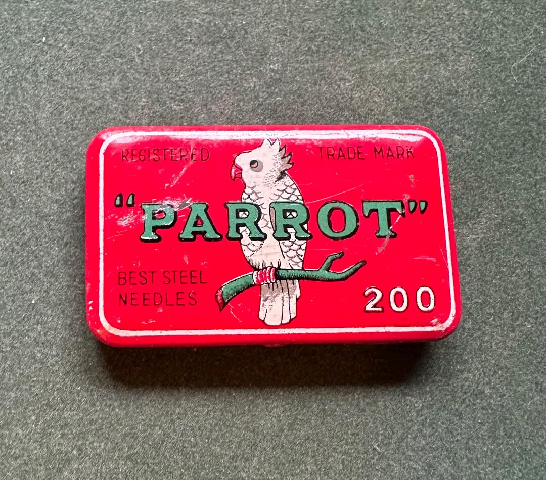 Scarce Parrot Gramophone Needle Tin (full) - Etsy