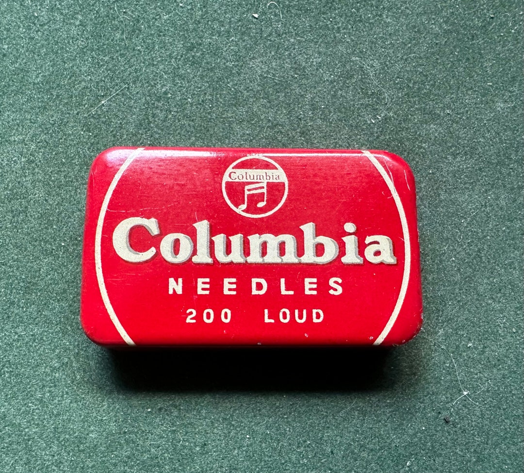 Vintage Columbia 200 Loud Gramophone Needles Tin (empty) - Etsy