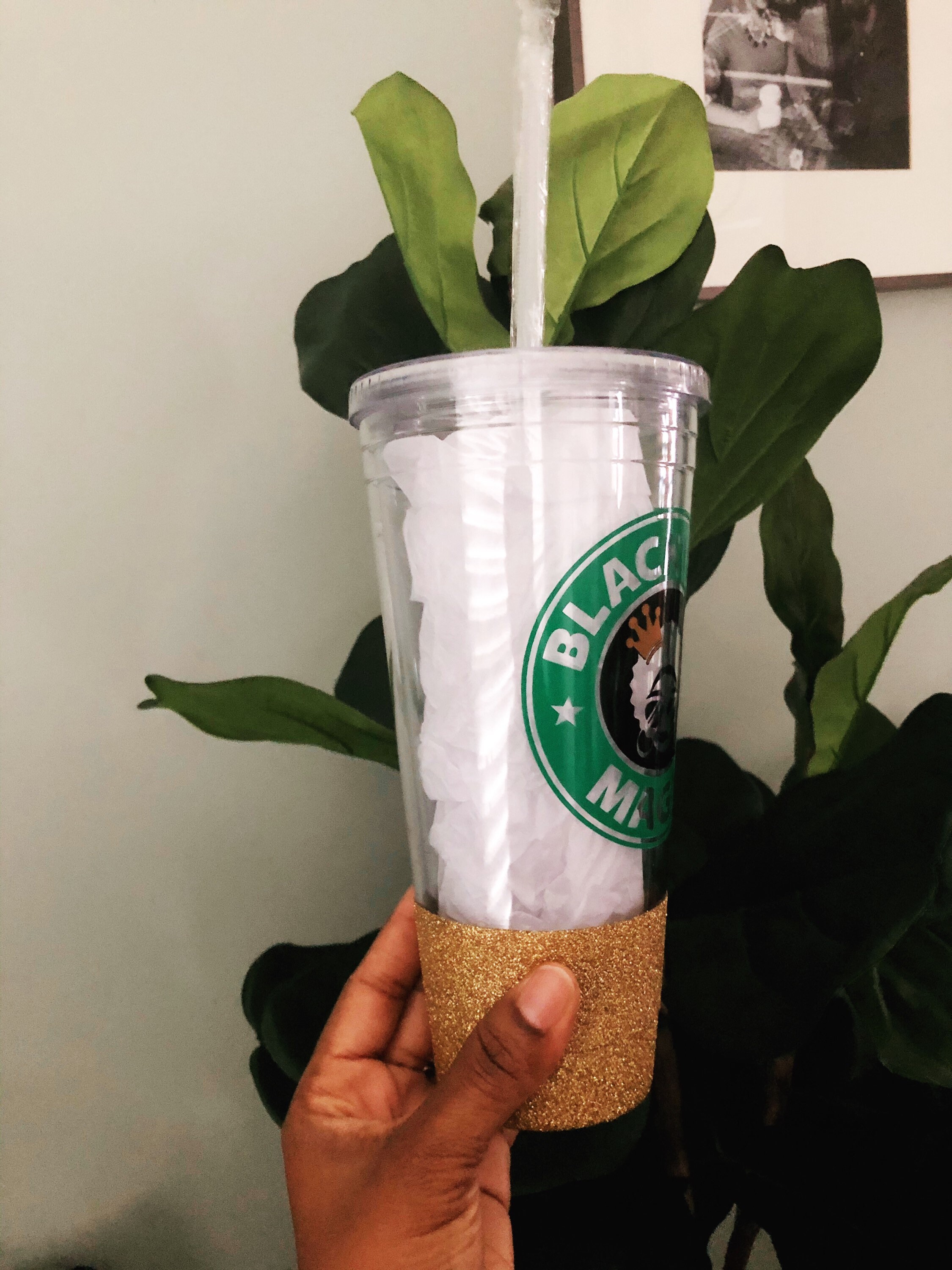 Black Girl Magic Starbucks Cup Glitter Tumbler Black - Etsy