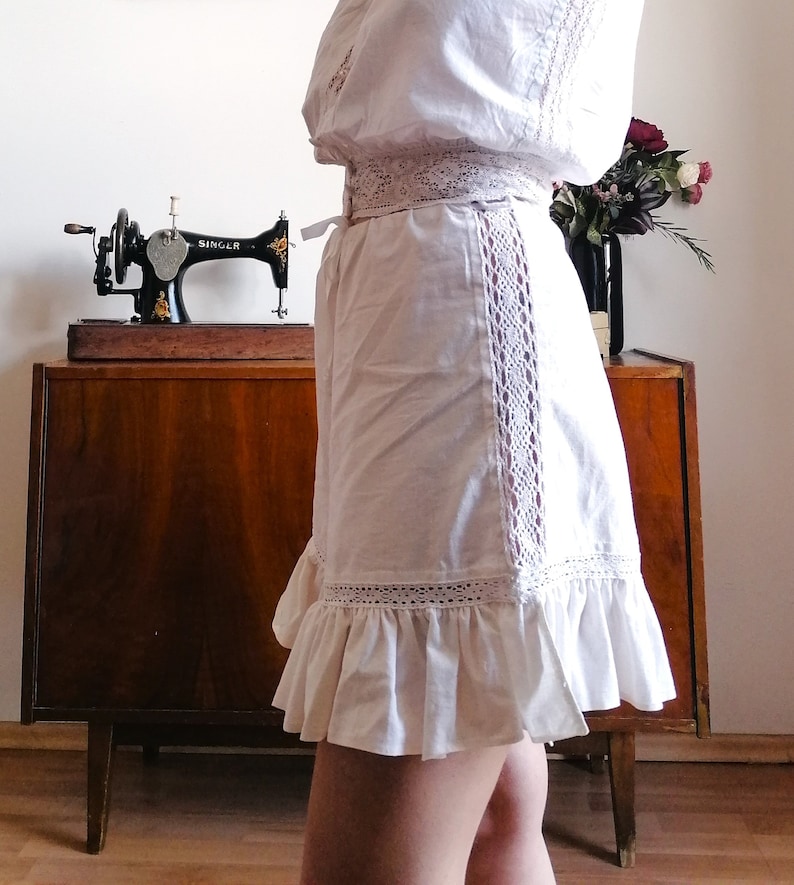 Edwardian Open Cotton Drawers, Historical Underwear - Etsy