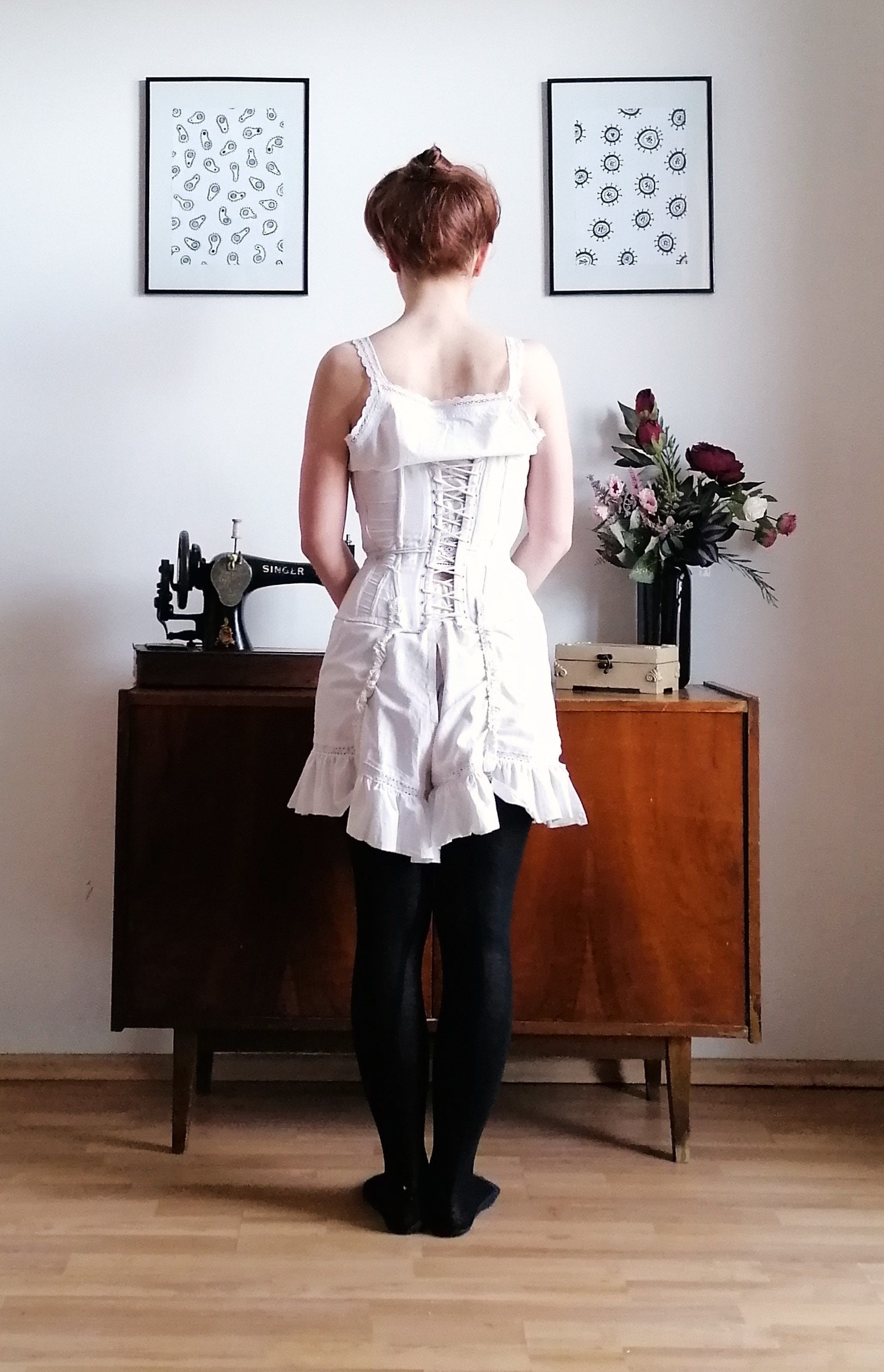 Edwardian Open Cotton Drawers, Historical Underwear - Etsy