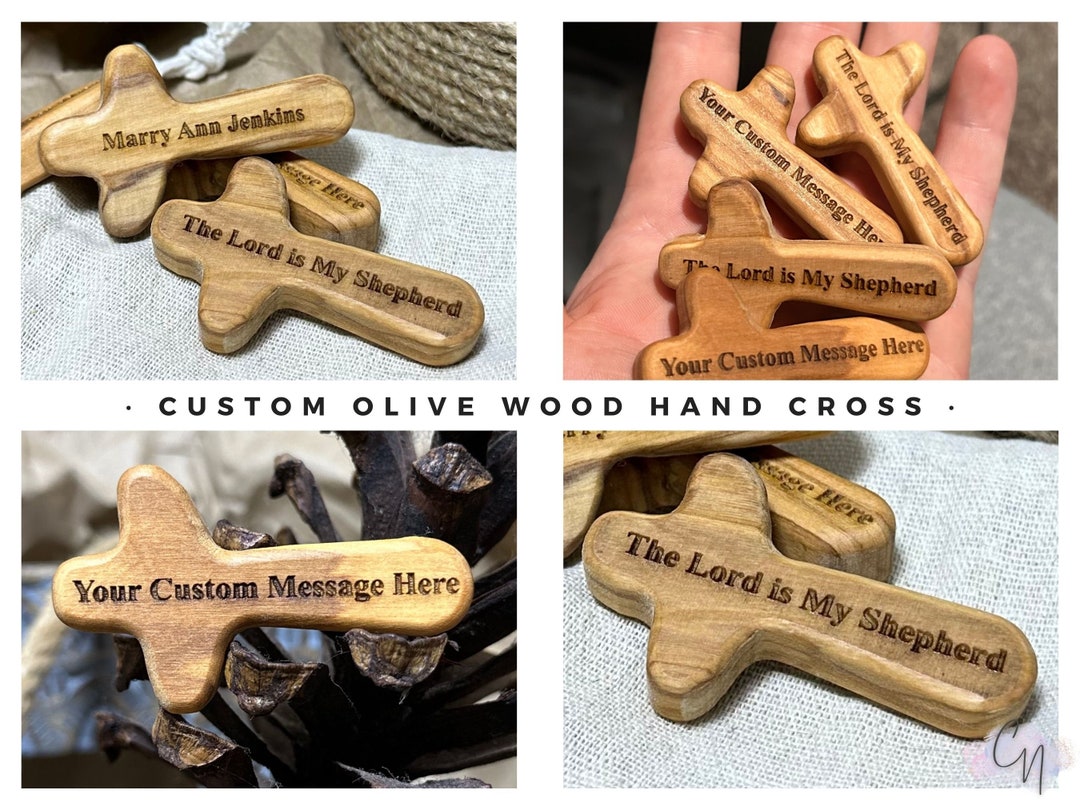 Wooden Prayer Cross, Christian Gifts, Personalized Cross, Engraved ...