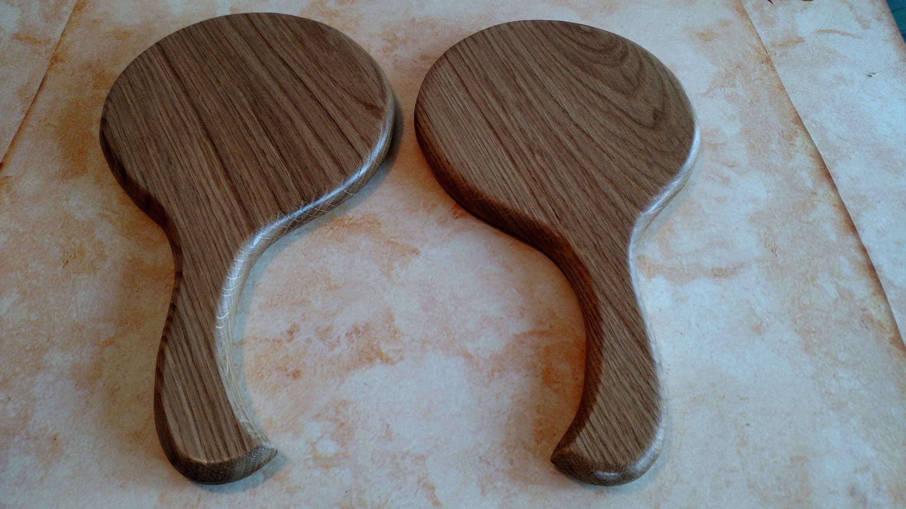 English Oak Hand Held Wooden Mirrors-wood Hand Mirrors-english - Etsy