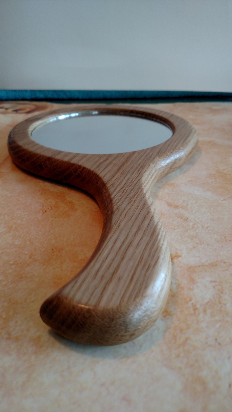 English Oak Hand Held Wooden Mirrors-wood Hand Mirrors-english | Etsy