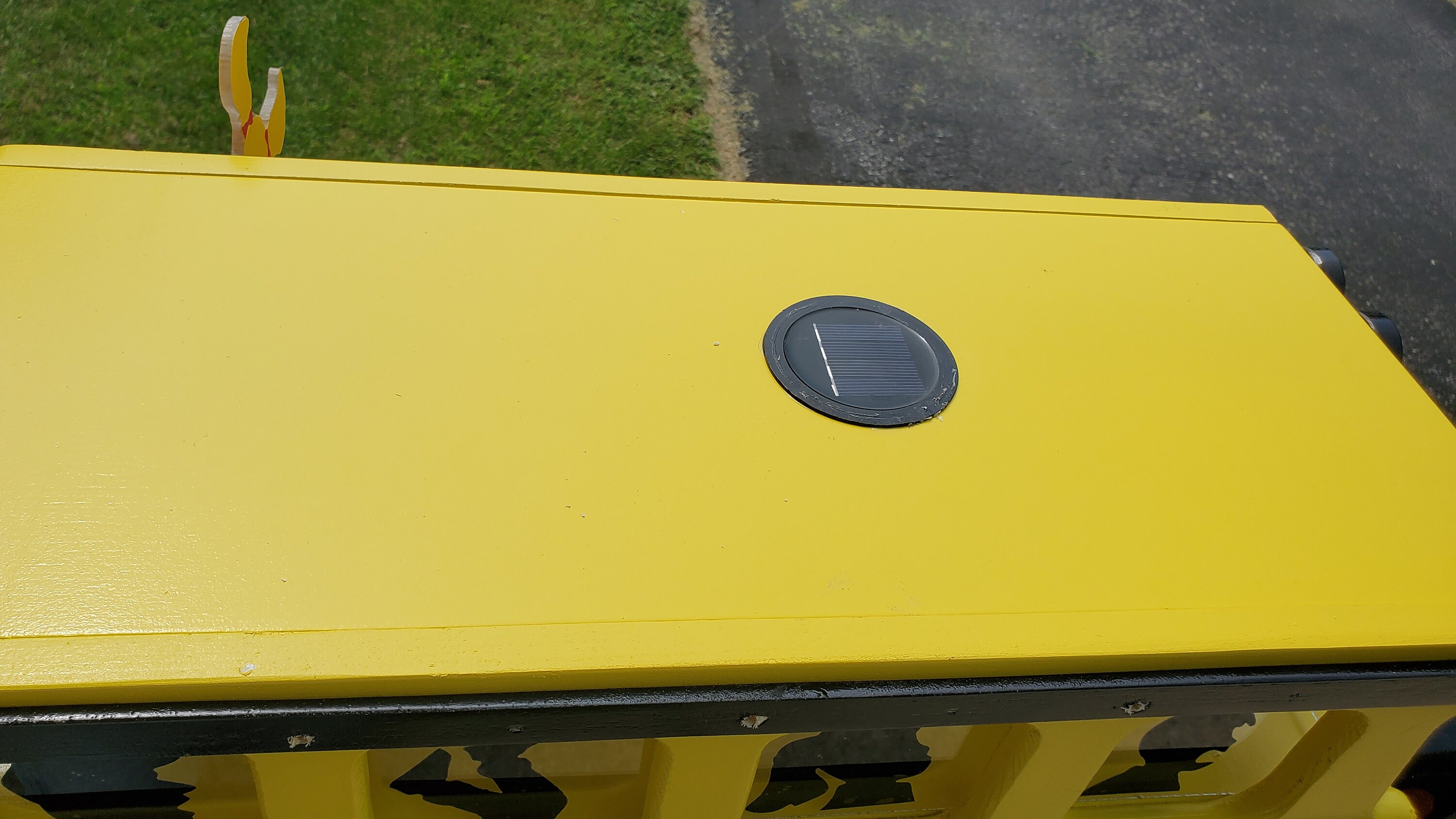 Handmade Wooden School Bus Mailbox With Solar Night Light - Etsy