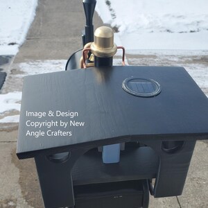 Vintage Eagle Express Steam Locomotive Mailbox With Solar Night Light ...