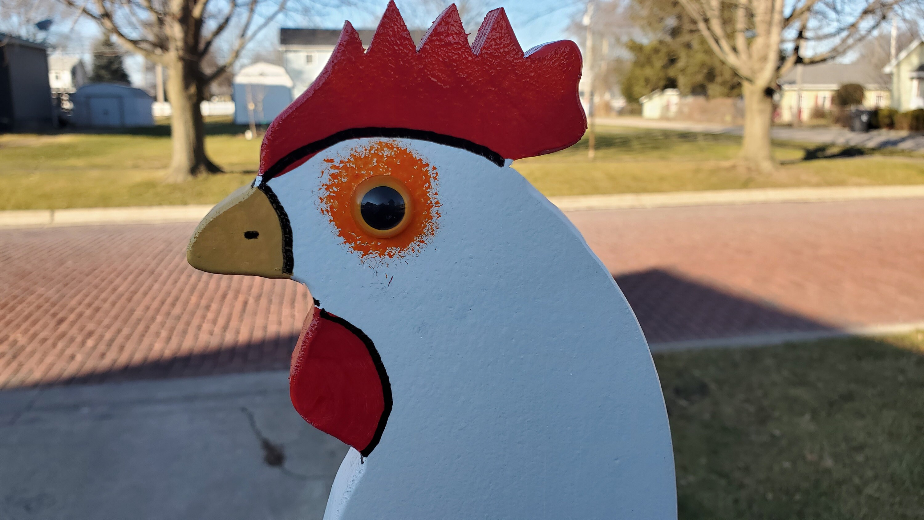 Chicken Mailbox | Farm Animal Mailbox | Rural Mailbox | Rooster Mailbox ...