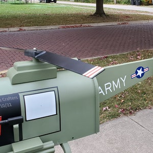 Handmade Army Huey Helicopter Mailbox: Military Decor - Etsy