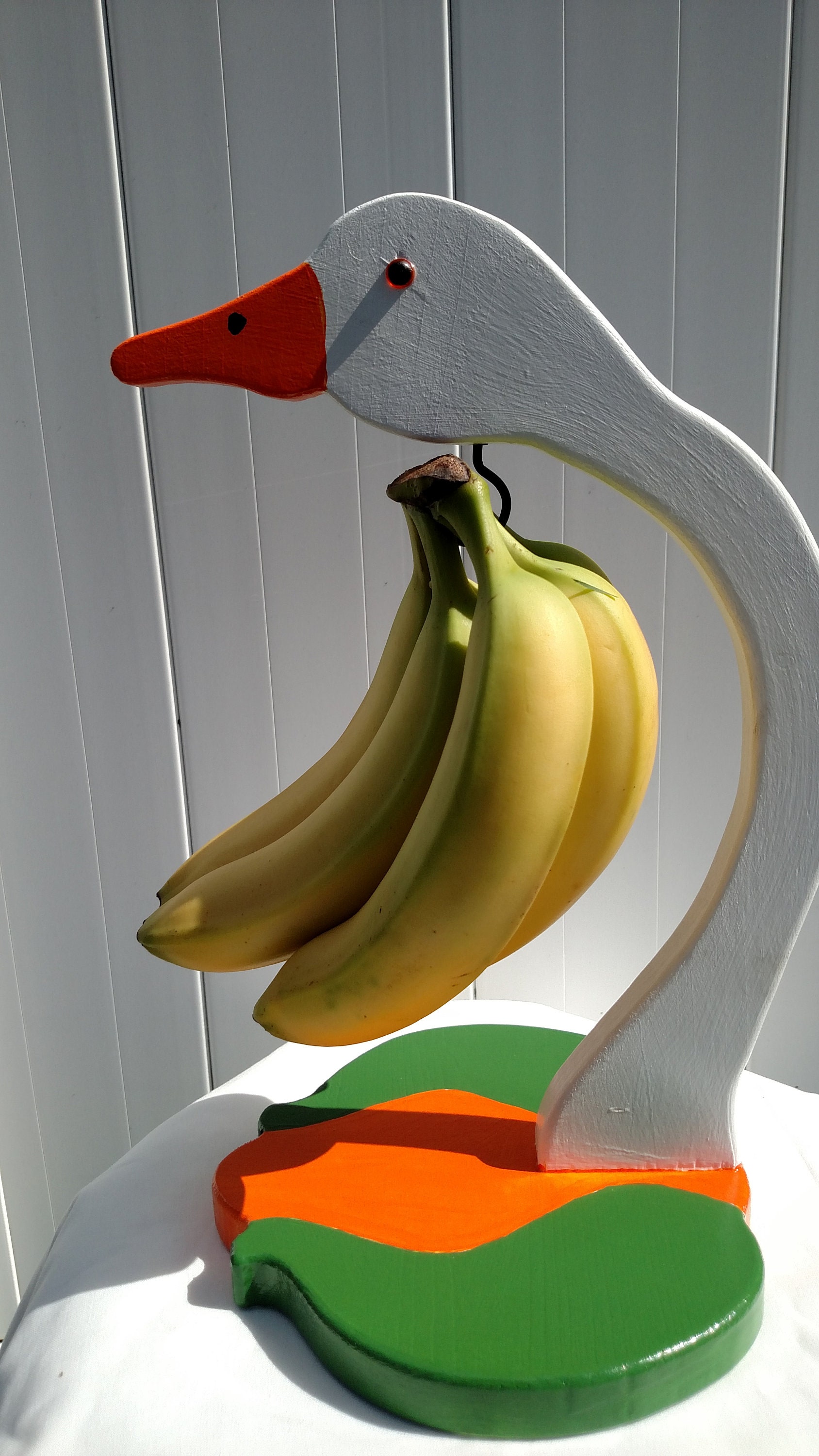 Goose Banana Holder-kitchen Decor-unique-farm Animal-hand - Etsy UK