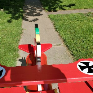 Cartoon Red Baron Characters Tri-plane Mailbox | Rural Mailbox**** - Etsy