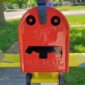 Customizable Airplane Mailbox's Rural Mailbox's Custom Mailbox's Red ...