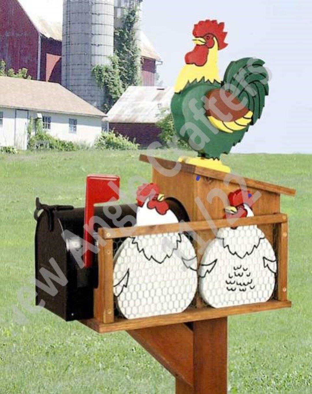 Hen House Mailbox Farm Animal Mailbox Rural Mailbox - Etsy