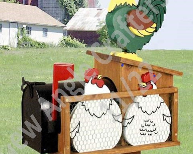 Hen House Mailbox | Farm Animal Mailbox | Rural Mailbox | Chicken ...