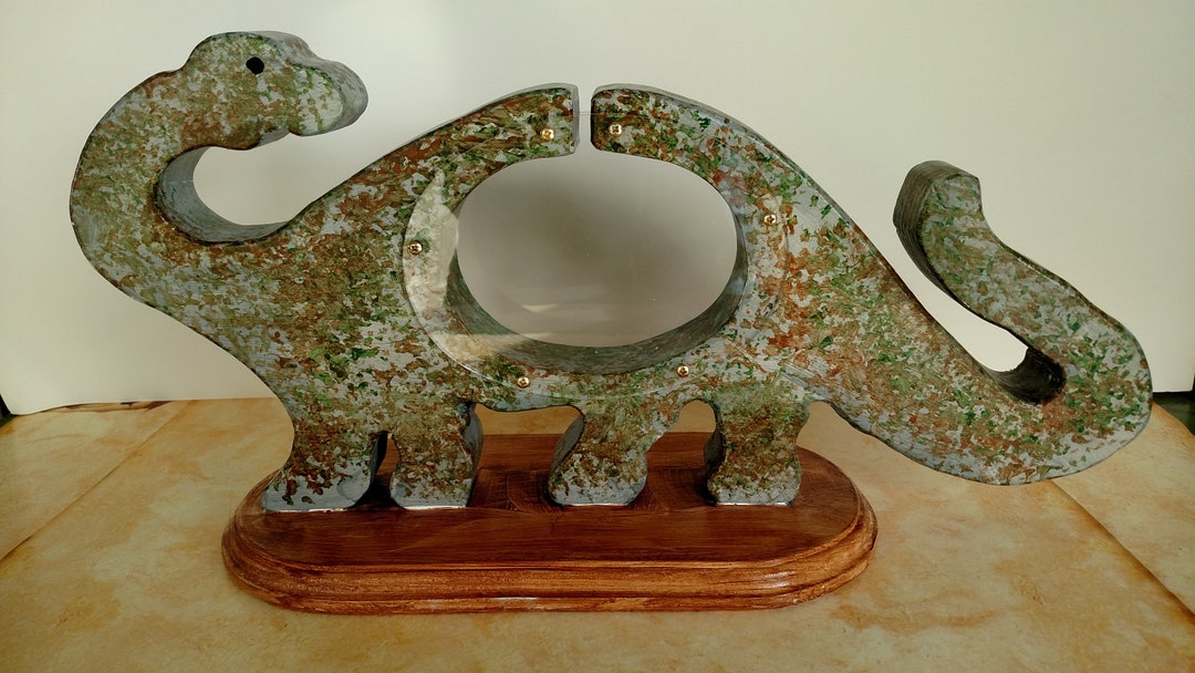 Brontosaurus Bank-wood Bank-dino Coin Bank-handmade-wooden Money Bank ...