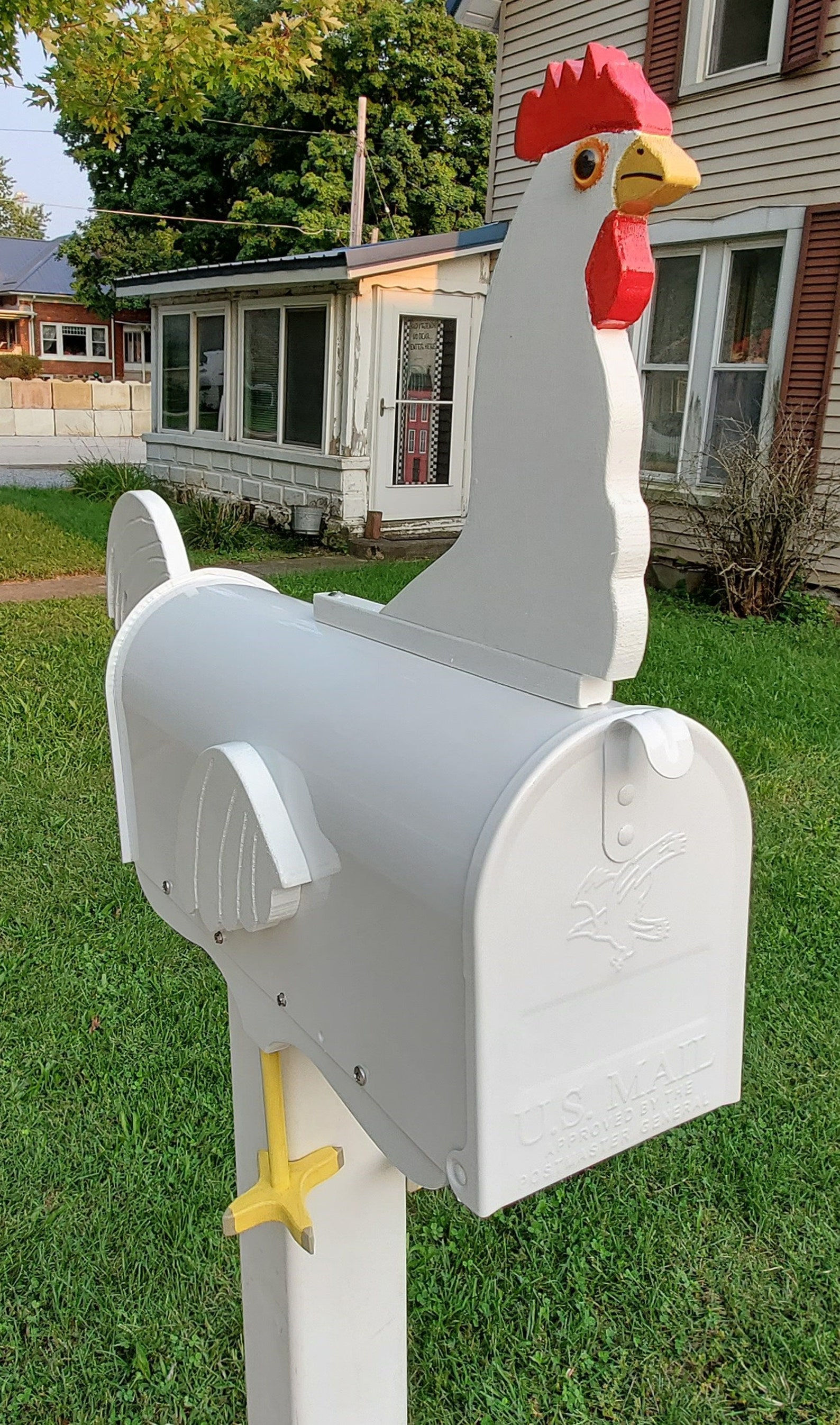 Chicken Mailbox Farm Animal Mailbox Rural Mailbox - Etsy