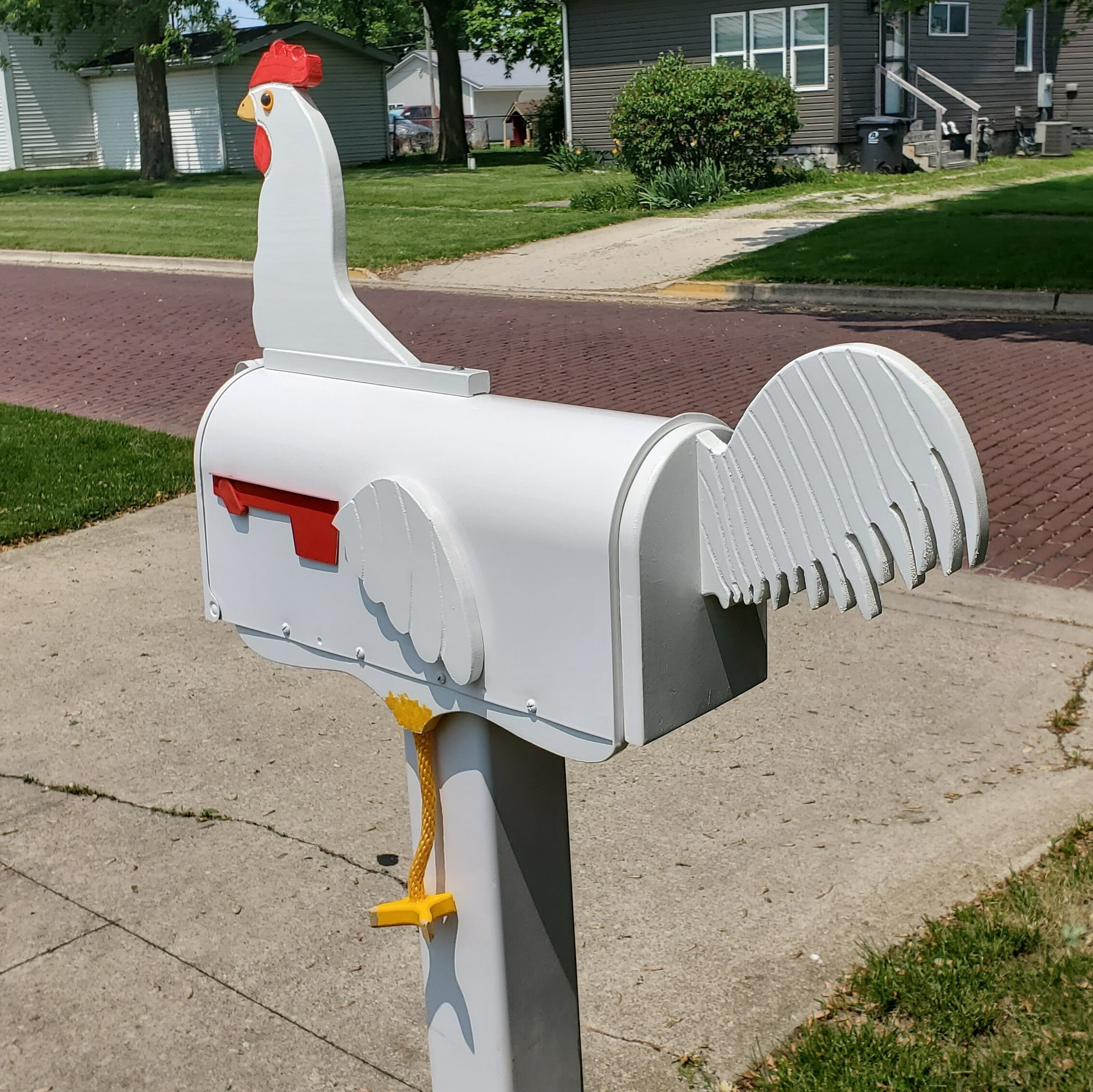 Chicken Mailbox Farm Animal Mailbox Rural Mailbox - Etsy