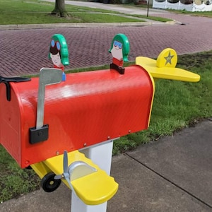 Customizable Airplane Mailbox's Rural Mailbox's Custom Mailbox's Red ...