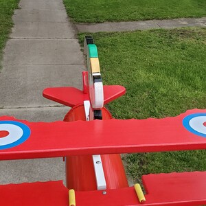 Red Baron Tri-plane Mailbox-mailbox-rural Tri-plane Mailbox-character ...