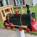 Steam Locomotive Mailbox With Solar Light: 1900s Train Engine Design - Etsy