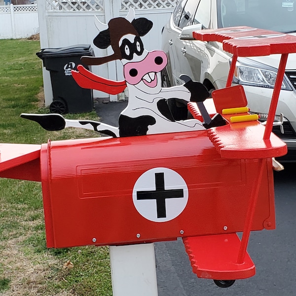 Cow Mailbox - Etsy