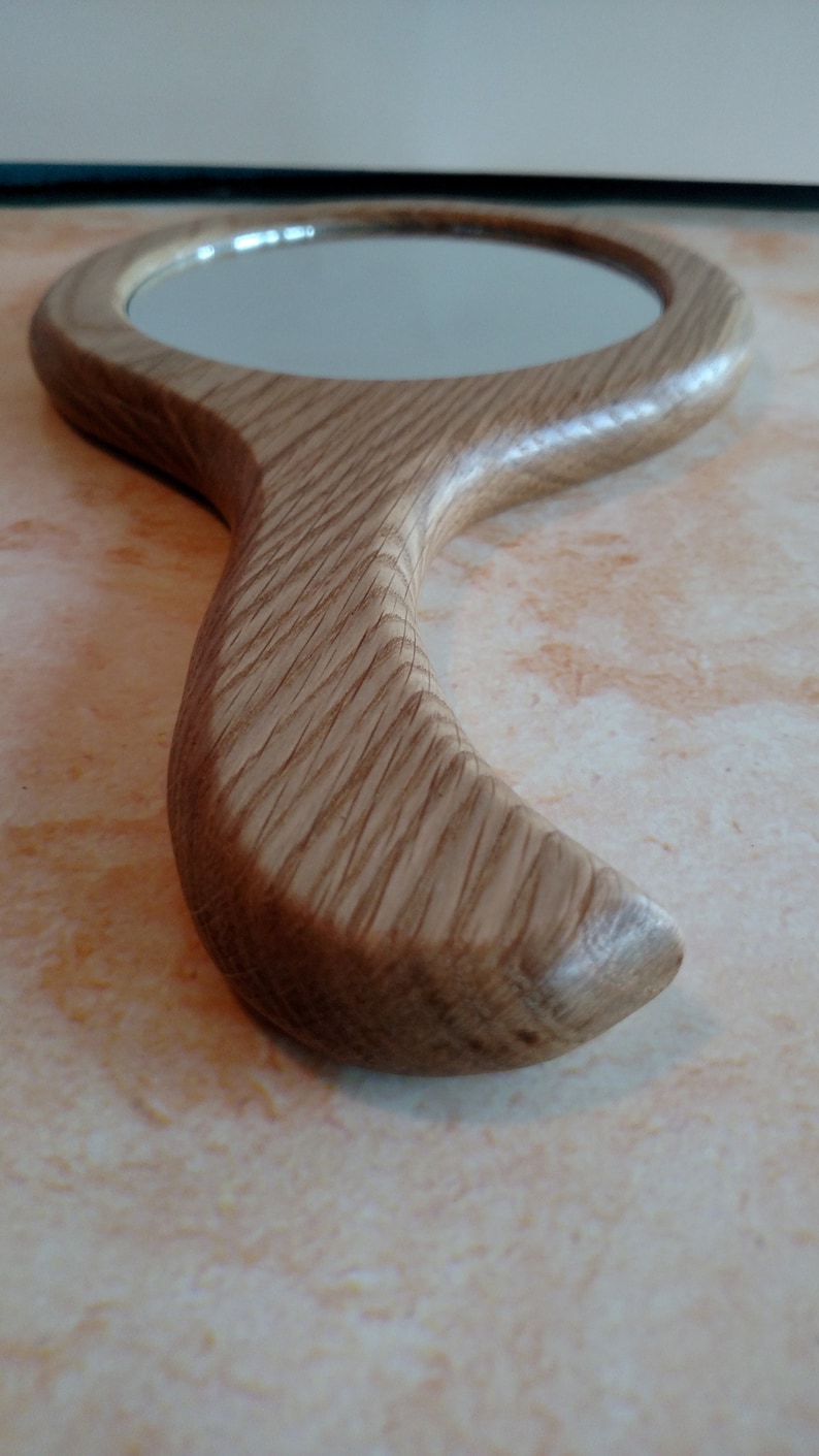 English Oak Hand Held Wooden Mirrors-wood Hand Mirrors-english | Etsy