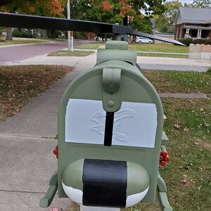 Handmade Army Huey Helicopter Mailbox: Military Decor - Etsy
