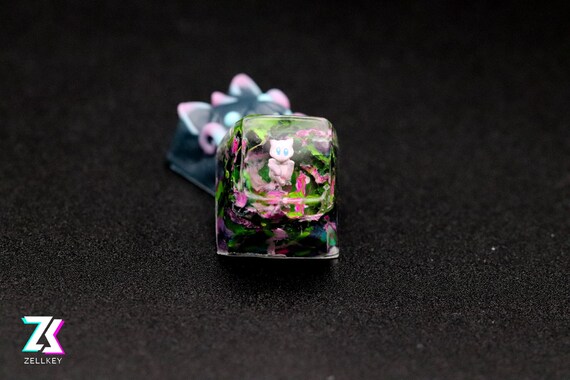 Pokemon Mew Resin Keycap Handmade Pokemon Artisan Keycap - Etsy France