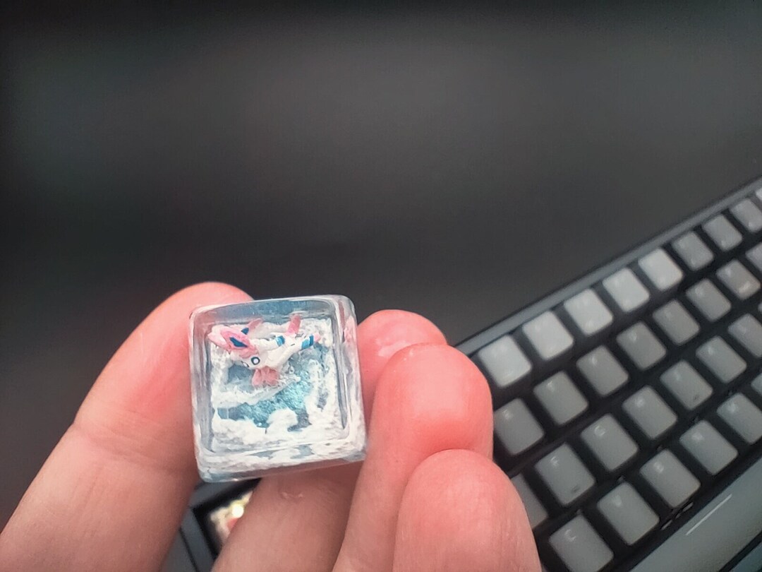 Resin Keycap Handmade Pokemon Artisan Keycap Sylveon SA - Etsy