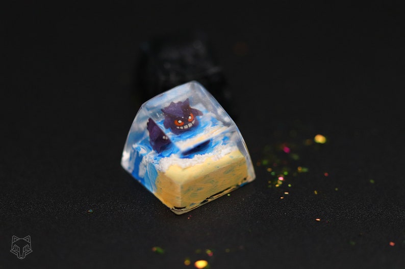 Pokemon Gengar Resin Keycap Handmade Pokemon Artisan Keycap - Etsy