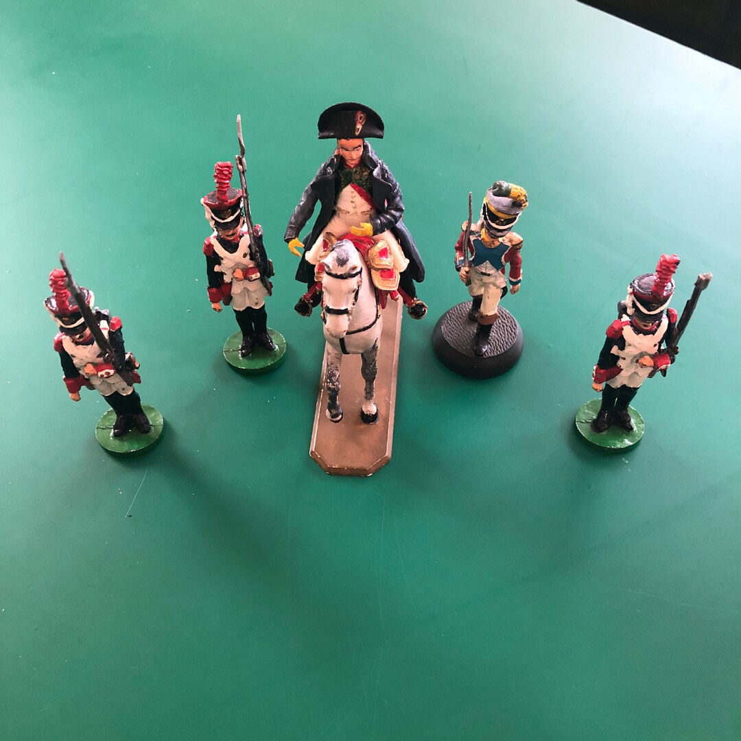 Historex Plastic Model of Napoleon Along With 4 X Metal Soldiers - Etsy