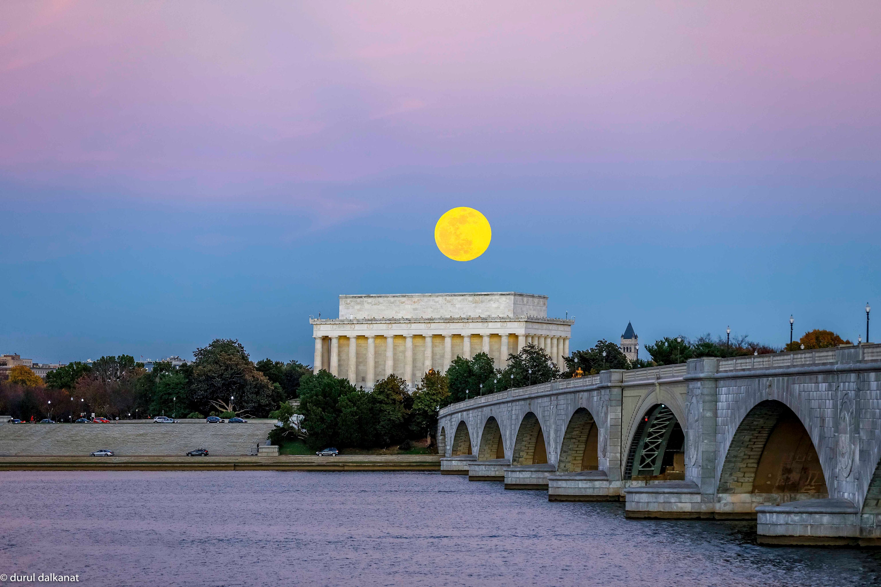 Lincoln Memorial Full Moon Washington DC Photography DC Wall - Etsy