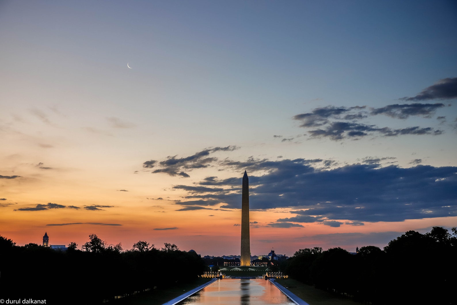 National Mall Sunset, Washington Monument, Washington DC Photography ...