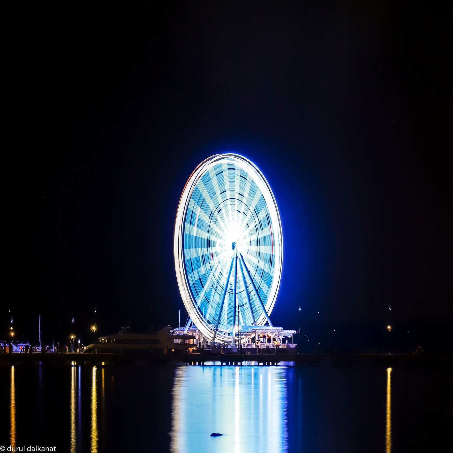 Ferris Wheel at the National Harbor Washington DC Night | Etsy