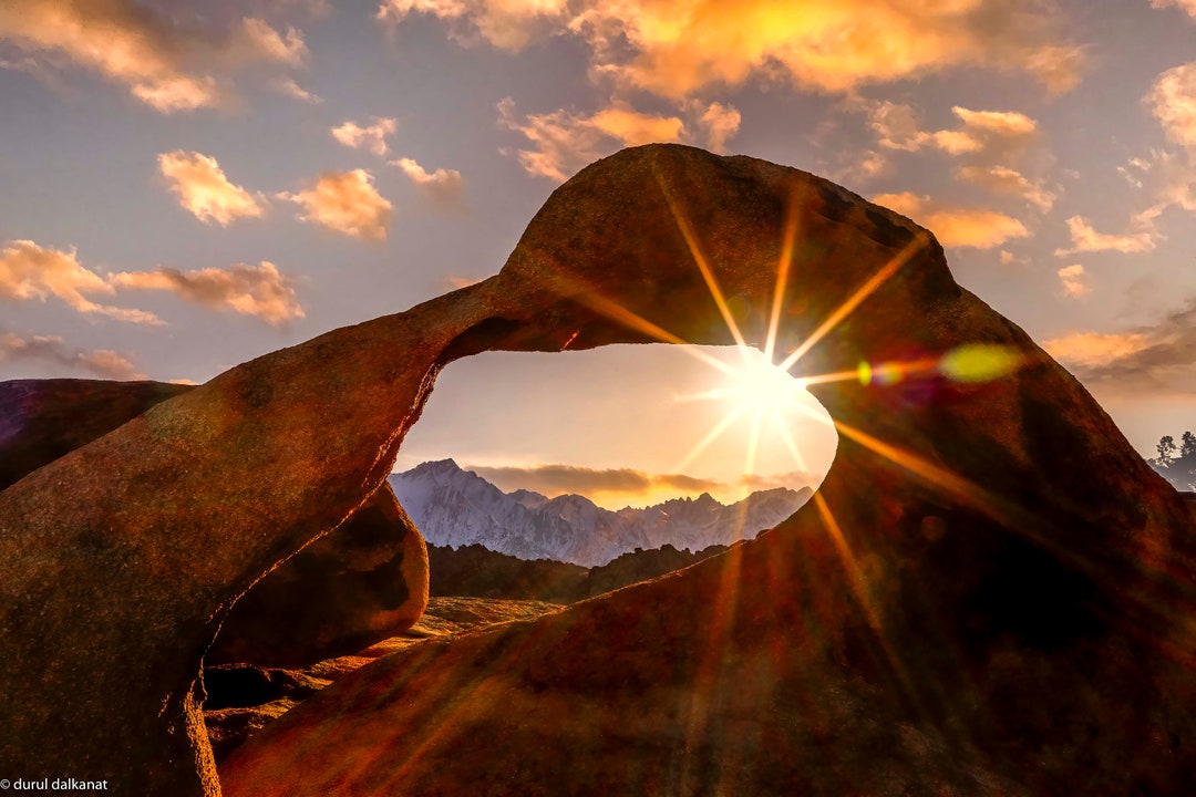 Mt Whitney Sunset From Mobius Arch Alabama Hills Lone Pine California ...