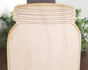 Cut Out Mason Jar | Etsy