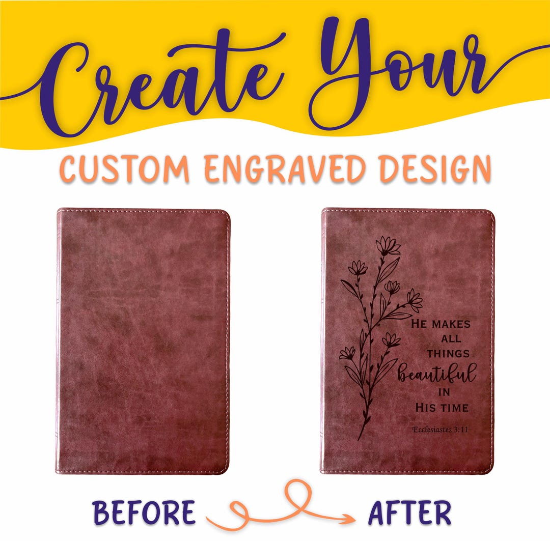 Personalized ESV Bible: Create Your Own Custom Engraved Design With a ...