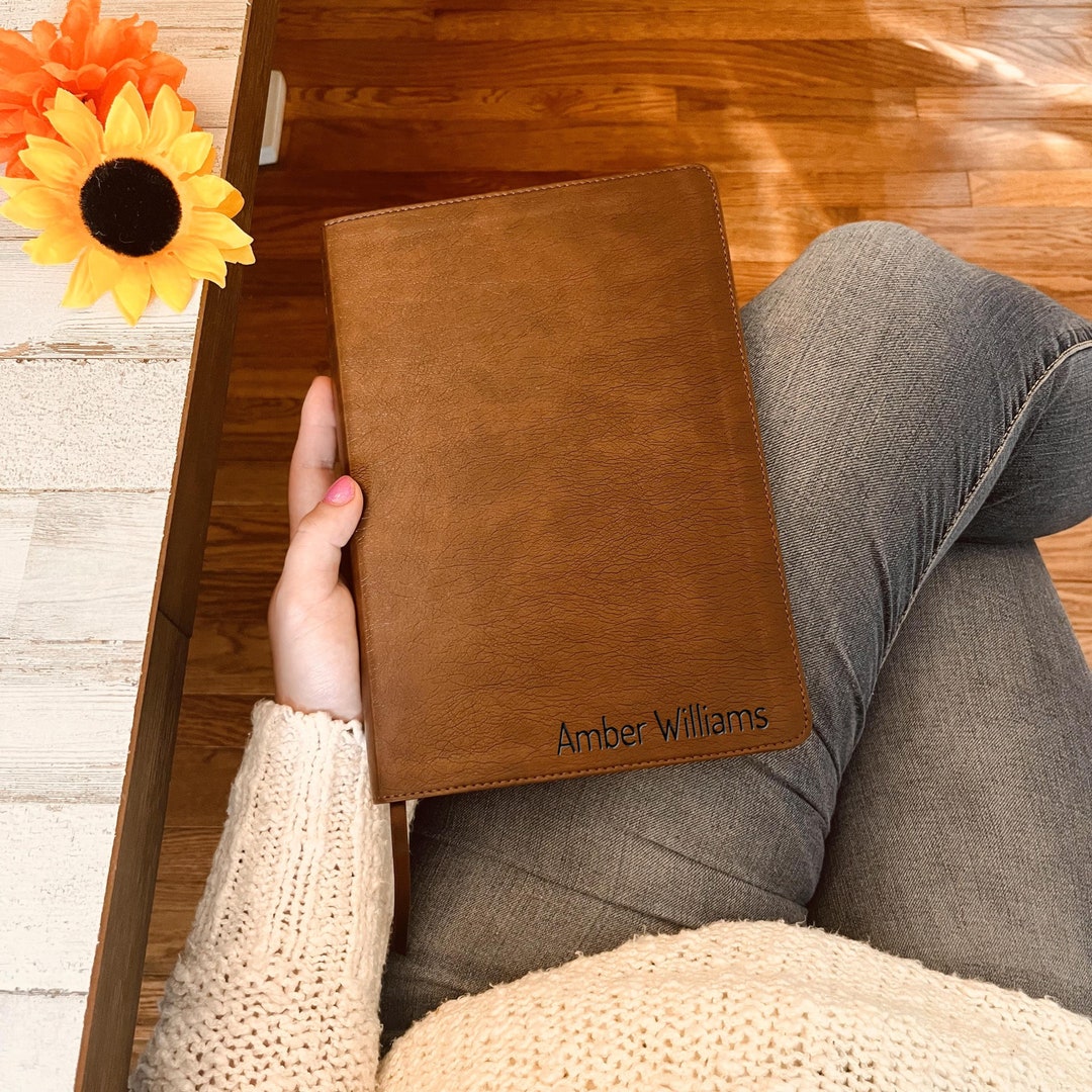 Personalized NLT Bible With Name Engraved, NLT Large Print Holy Bible ...