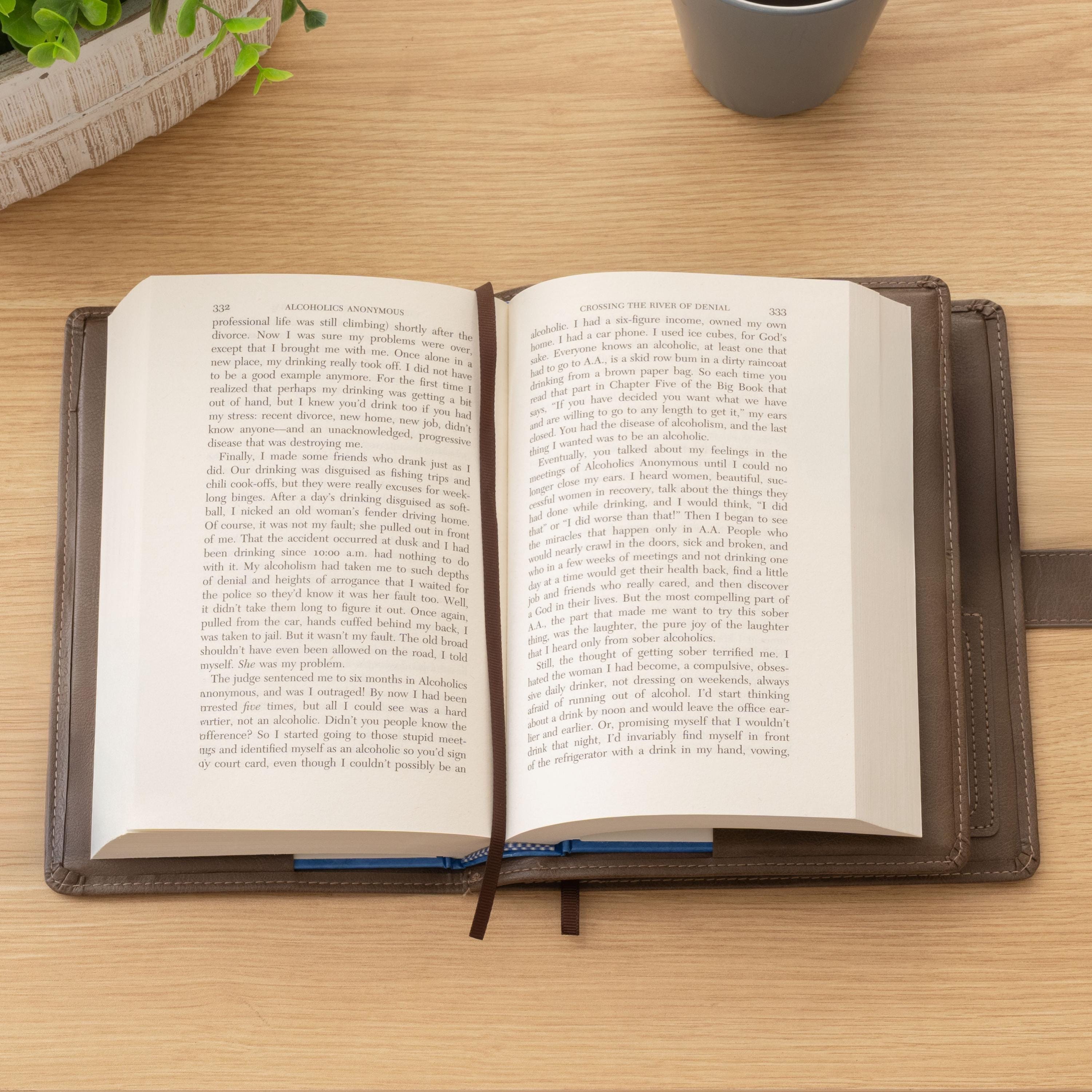 Custom Design AA Big Book & 12 Steps and 12 Traditions Book Set Cover ...