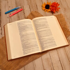 Personalized KJV Bible With Name Engraved, KJV Notetaking Large Print ...