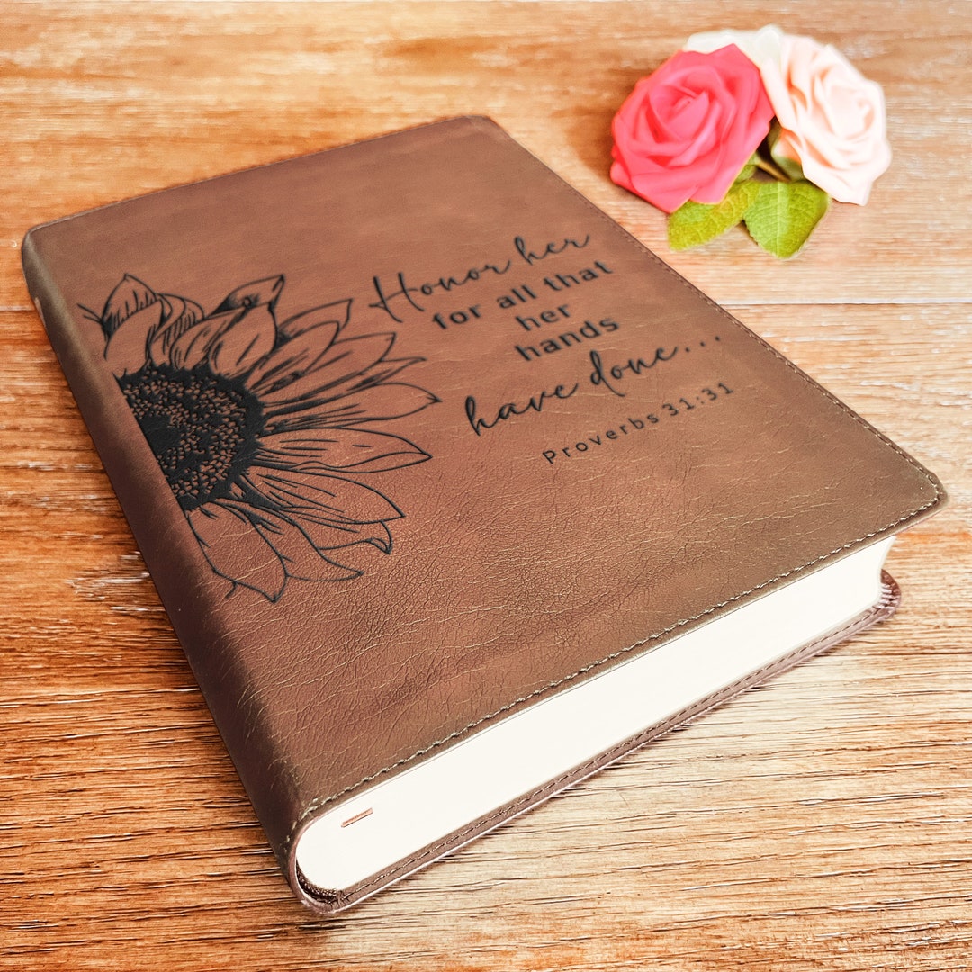 Custom ESV Bible ESV Journaling Bible Custom Engraved English Standard ...