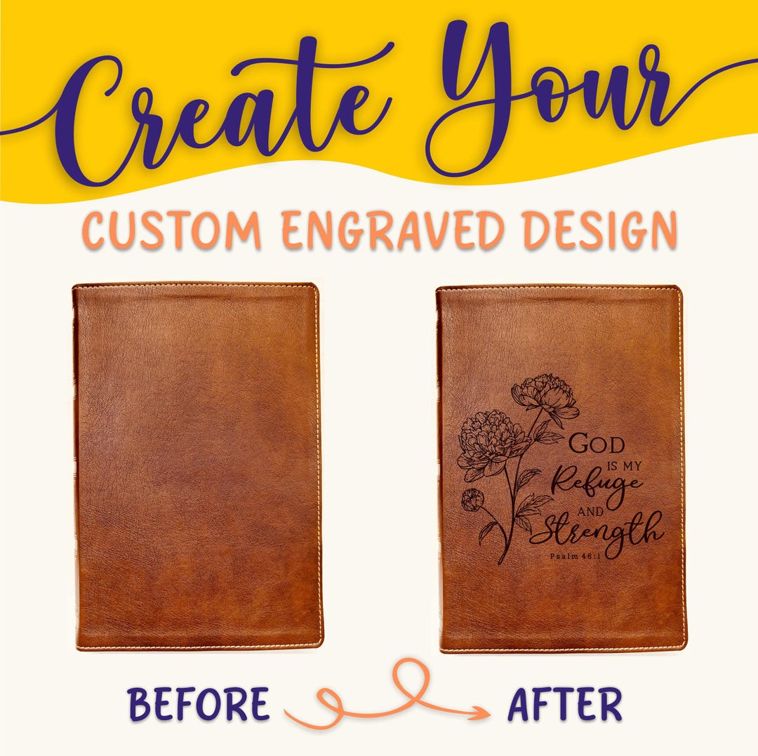 Personalized NKJV Bible: Create Your Own Custom Engraved Design With a ...
