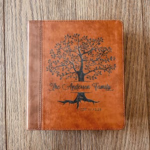 Personalized Family Bible, Custom Engraved ESV Family Tree Journaling ...
