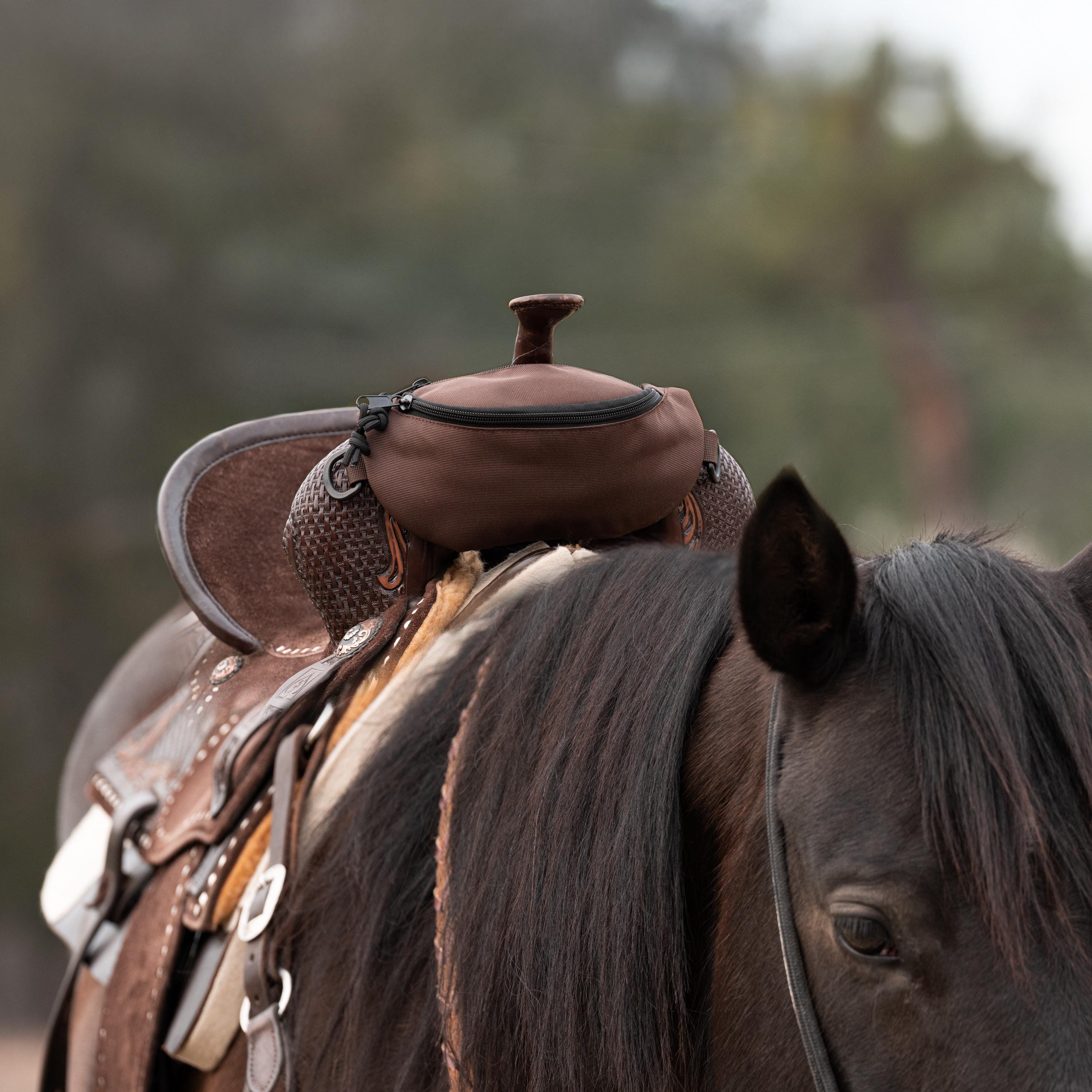 Horse Saddle Brown Bag, Brown Pommel Bag Horse Saddle, Horse Tack ...