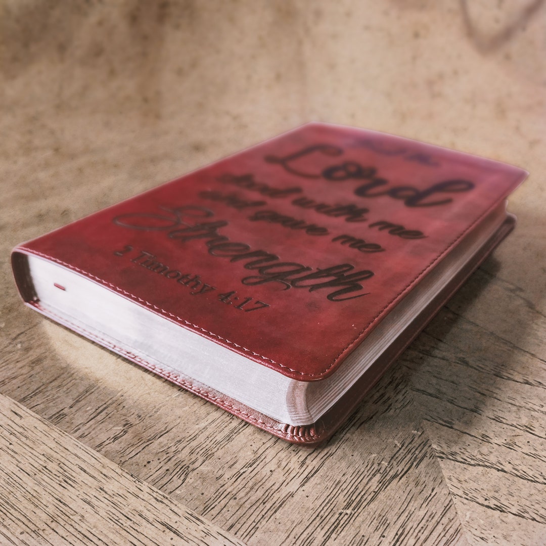 Custom ESV Bible ESV Large Print Bible Thinline Custom Engraved Bible ...