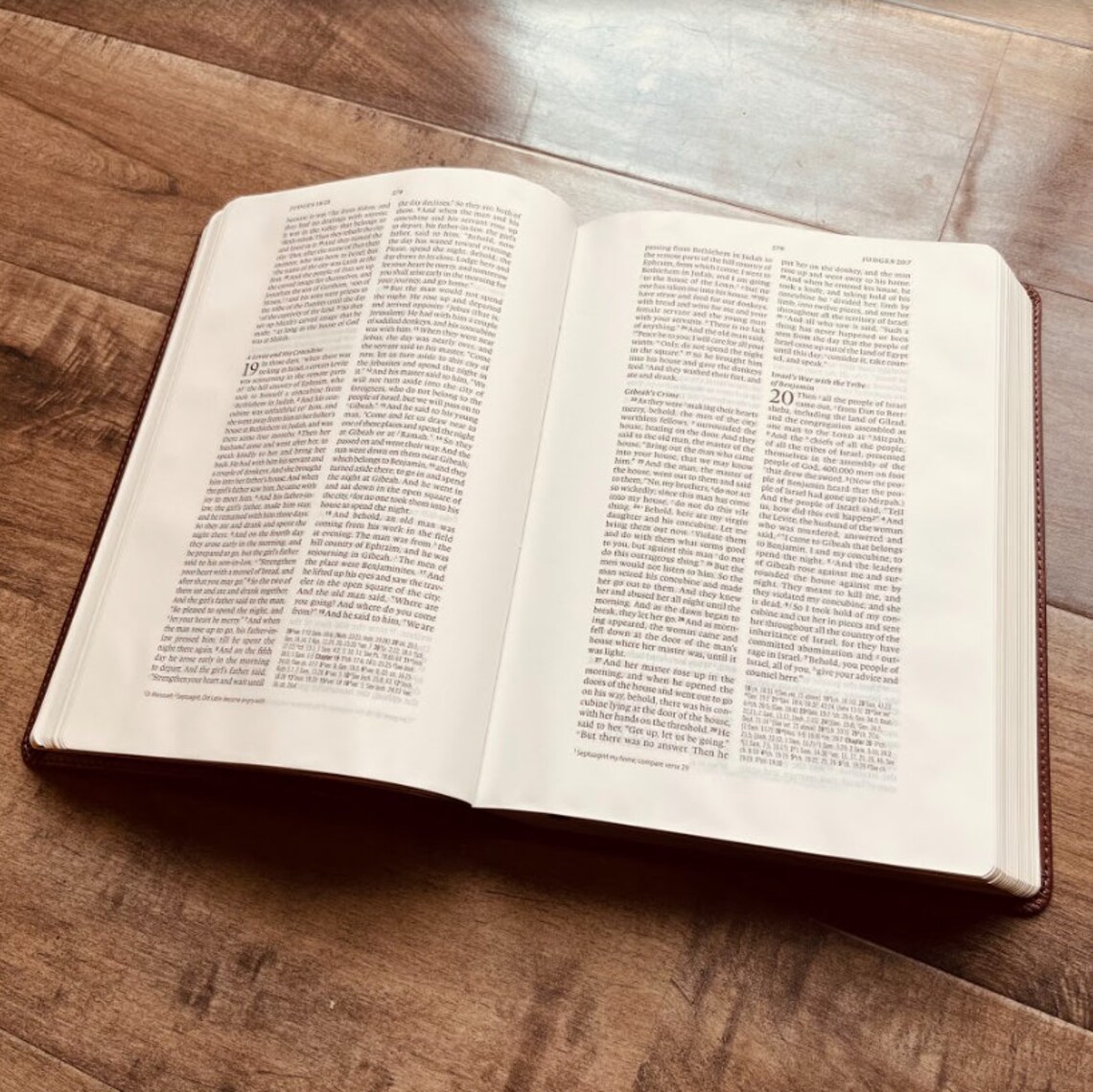 Personalized ESV Family Bible, Custom ESV Wide-margin Reference Bible ...
