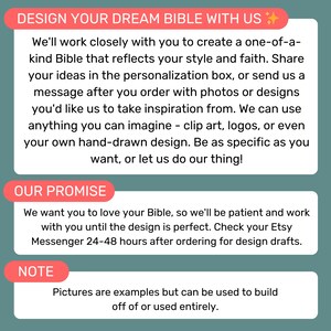 Personalized NIV Bible: Create Your Own Custom Engraved Design With a ...