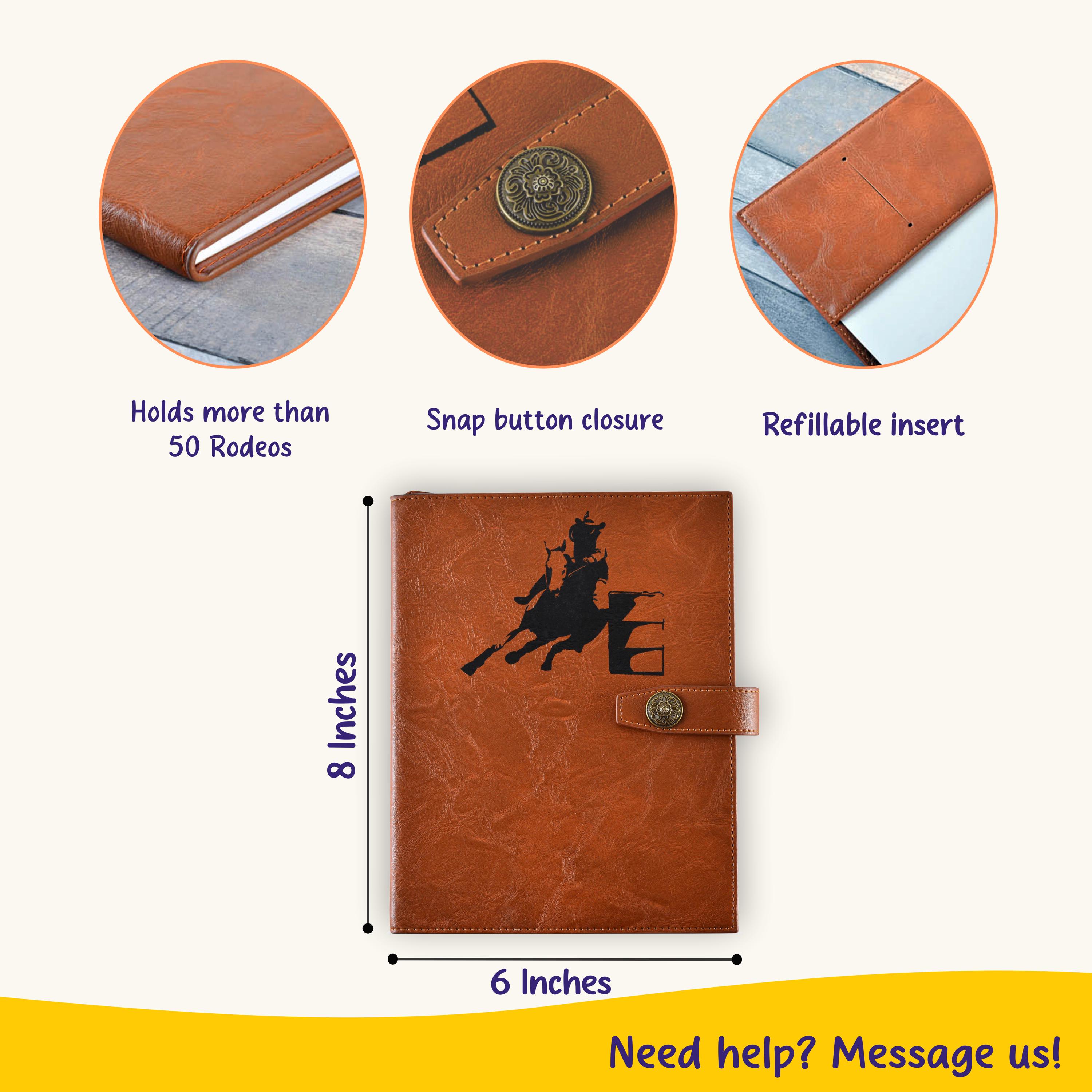 Barrel Racing Log Book, Barrel Racing Journal & Planner, Barrel Racing ...